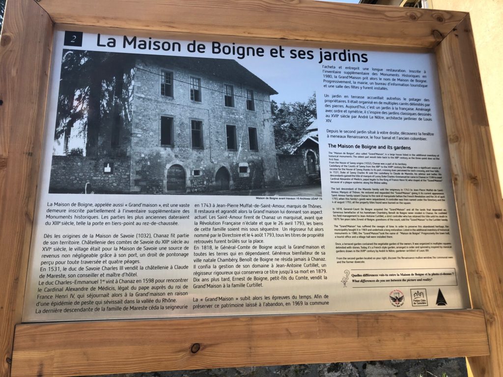 Nouveauté itinéraire pédestre au cœur du village de Chanaz - Guides du ...